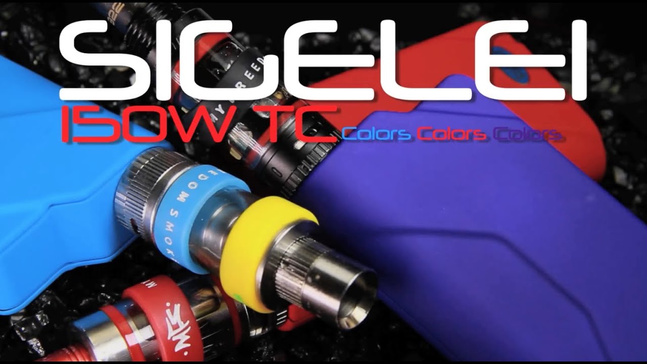 Sigelei 150W TC (New Colors!) - MyFreedomSmokes - YouTube