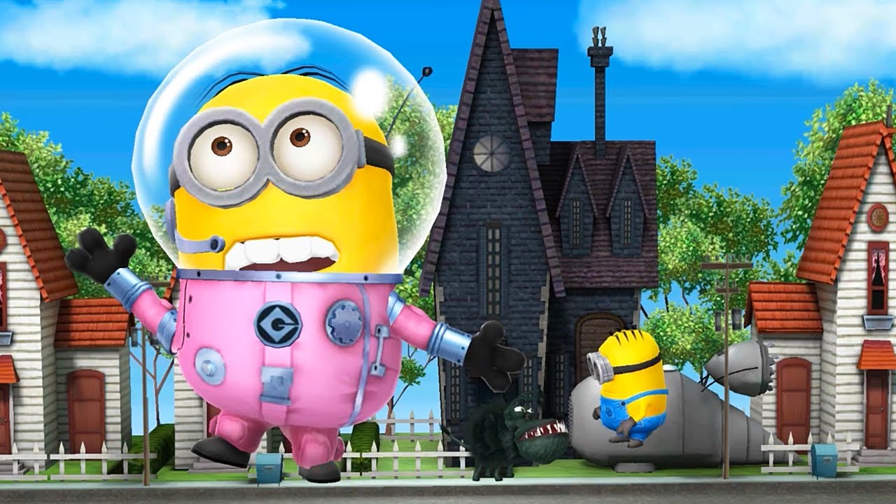 Astronaut and Ninja minions completed levels 44 and 45 with UFO and ...