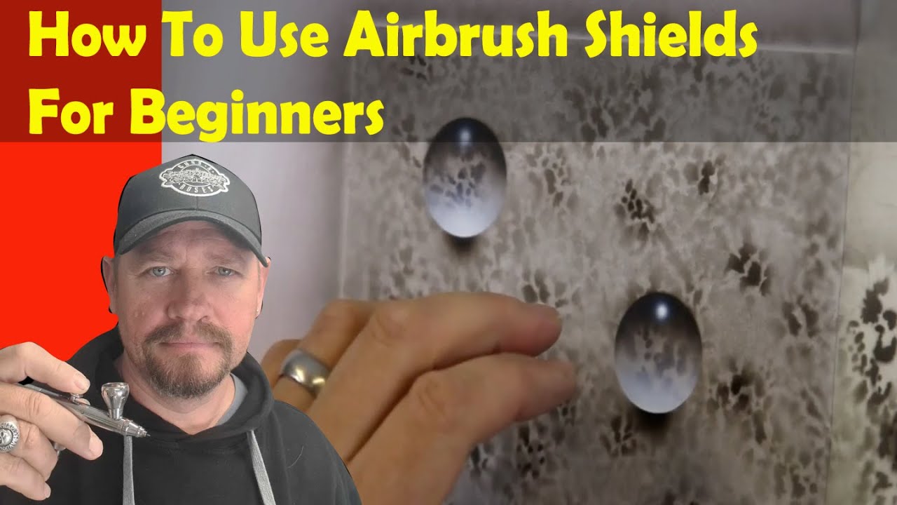 How To Use Airbrush Shields For Beginners - YouTube
