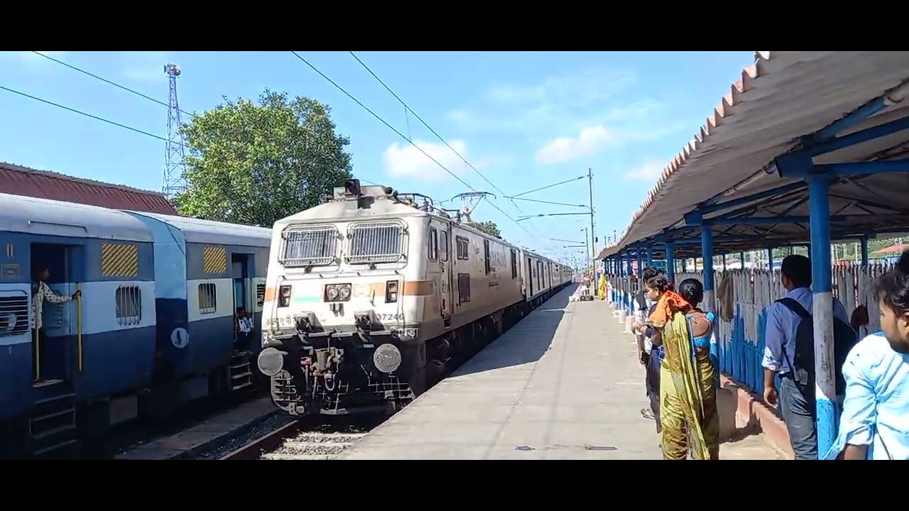 poorva express arriving in kiul jn @bengaltraveller786 - YouTube