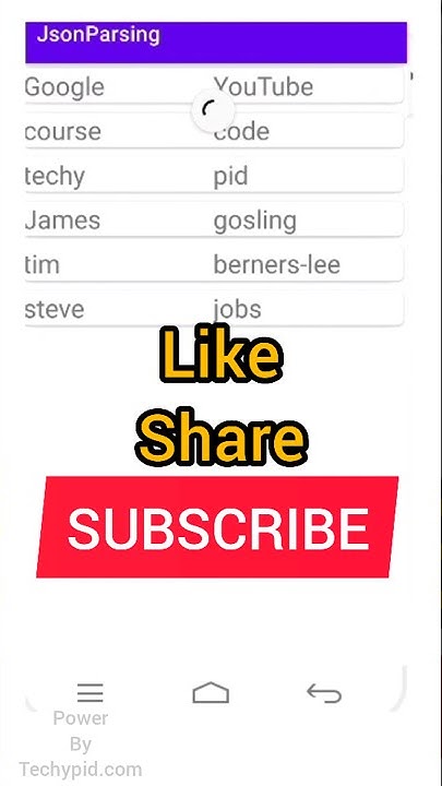 Android Studio Demo | fetch data from MySQL database in PHP and display in android RecyclerView ...