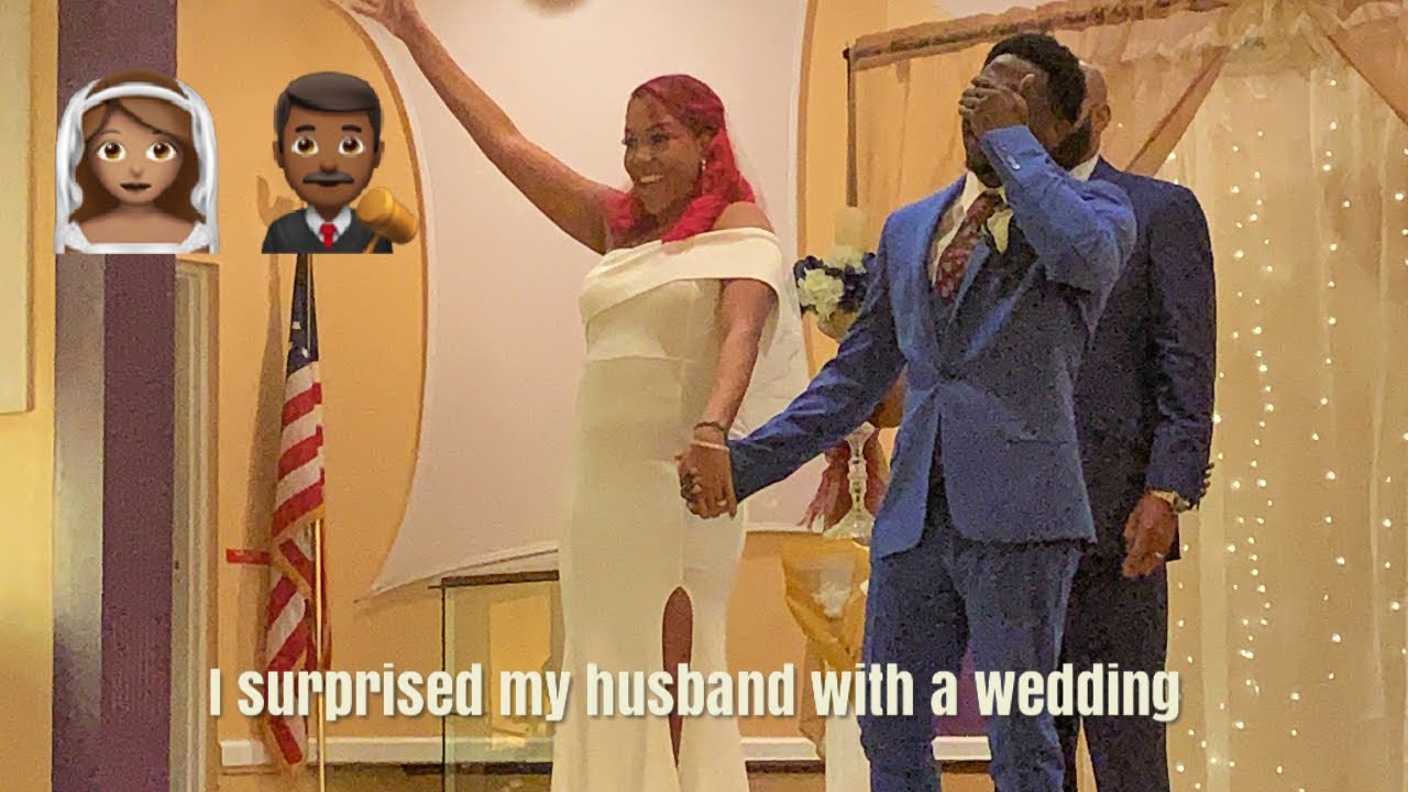 OUR SURPRISE WEDDING!! - YouTube