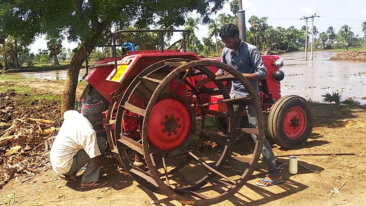 NAYA Mahindra 475 Tractor How to Change Full "Cage Wheels" Tractor in ...