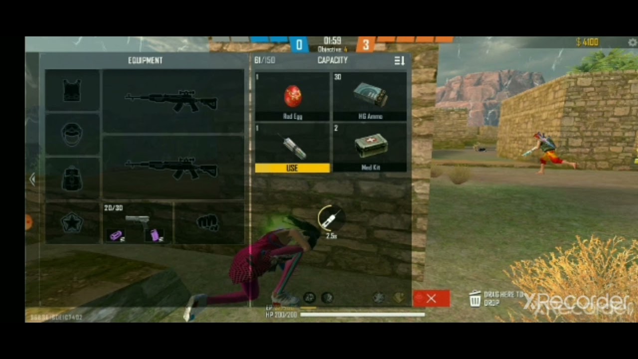 How to horizaline in free fire without get knocked - YouTube