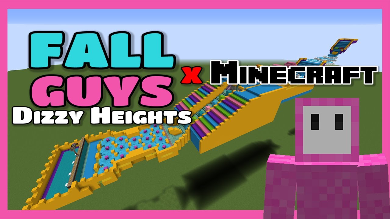 Minecraft Timelapse | Fall Guys - Dizzy Heights Build - YouTube