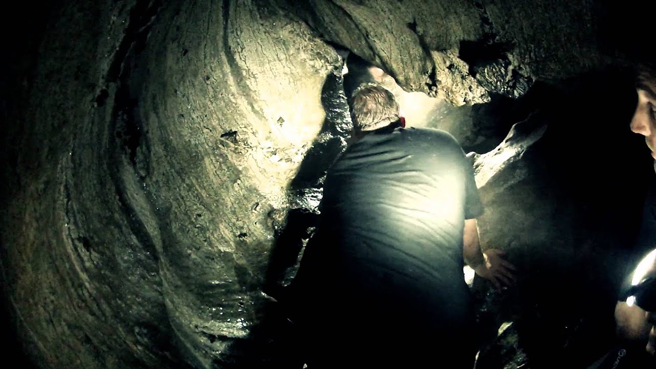 MTKS Spelunking Lusk Caves, Cavern 4 "Tight Squeeze" - YouTube