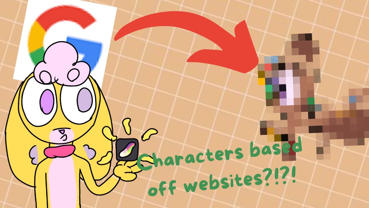 Designing characters based off of websites! || character design - YouTube