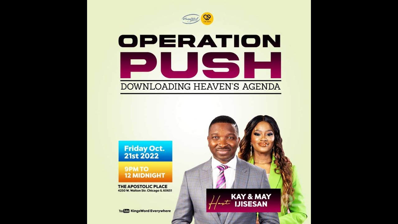 OPERATION PUSH | Friday Service with Dr. Kay - YouTube
