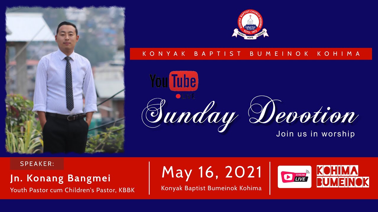 KBBK || Sunday Devotion || May 16, 2021 - YouTube