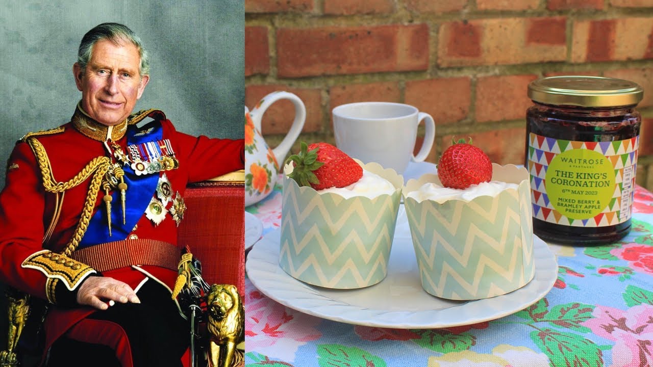 Coronation Muffins - Strawberries & Cream - YouTube