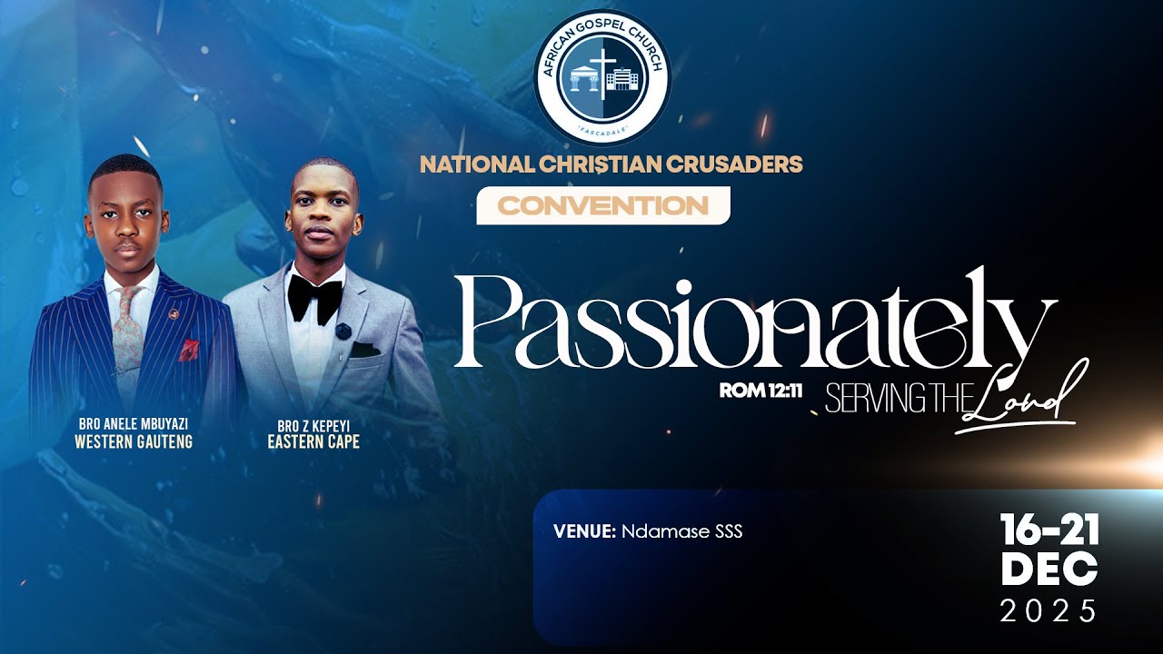 African Gospel Church CC Convention Afternoon Service | 19 Dec 2025 ...