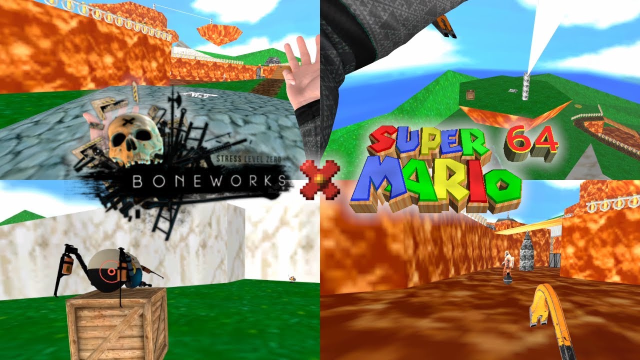 BONEWORKS Custom Map: Bob-omb Battlefield - YouTube