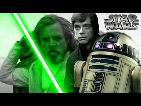 R2 D2 remembers Luke Skywalker - YouTube