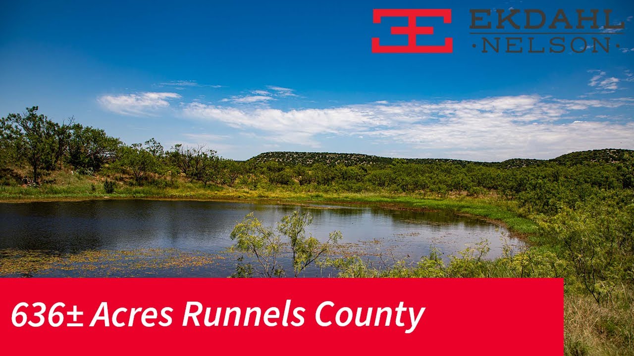 636± ACRES IN RUNNELS COUNTY | Texas Ranch for Sale - YouTube