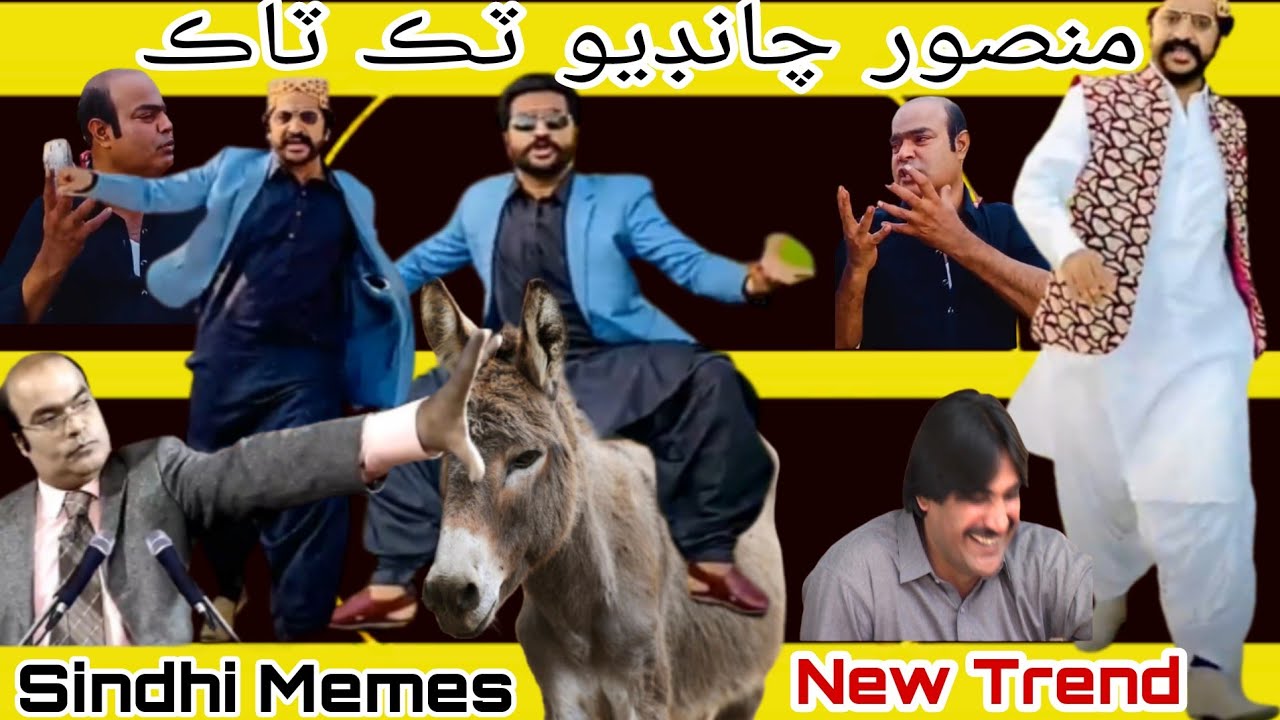 Mansoor chandio TikTok memes sindhi memes Part 7 #sindhitiktok #gamoo # ...