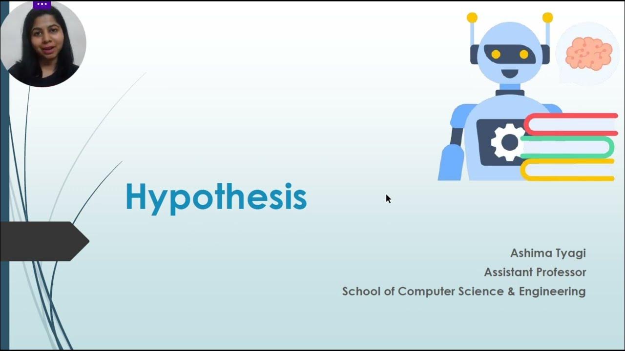 Hypothesis in Machine Learning - YouTube