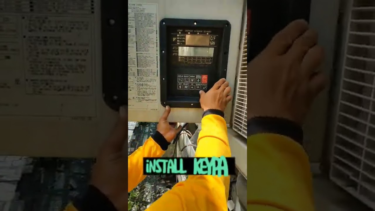 HOW TO REPLACE KEYPAD (CONTROL PANEL SHEET KEY) - DAIKIN REEFER ...