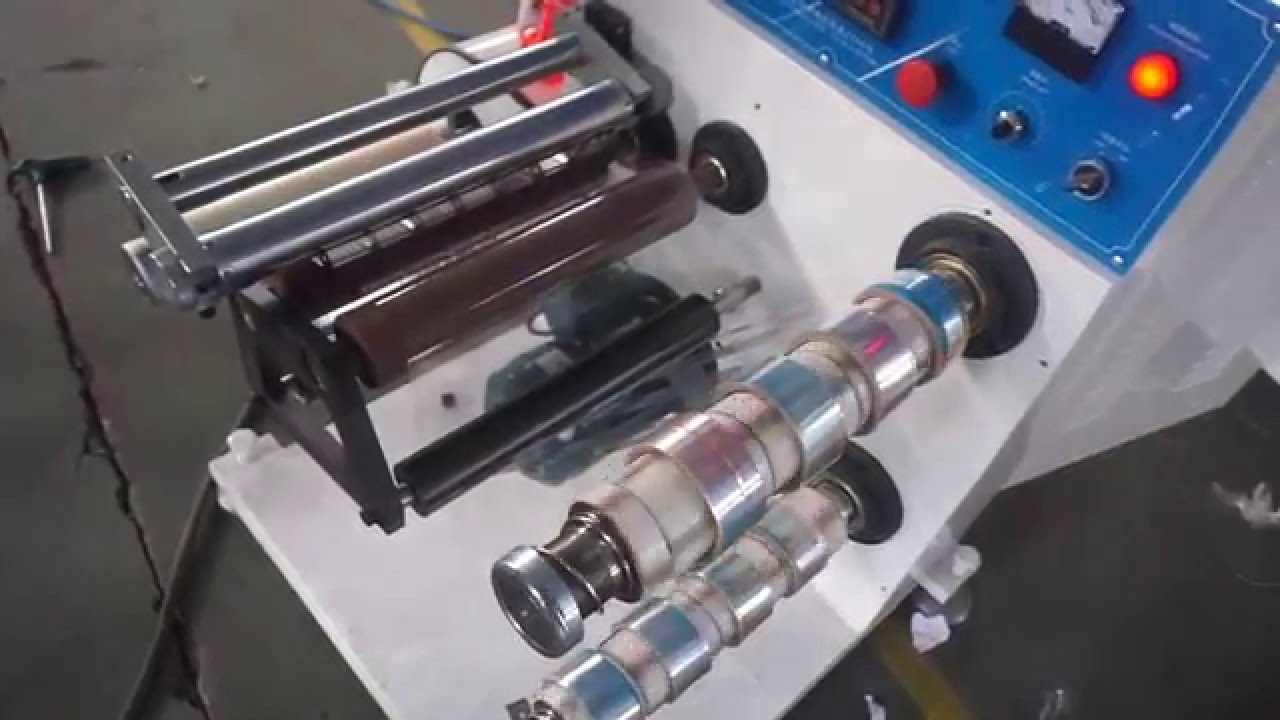 Mini Slitter Operation 03 - YouTube