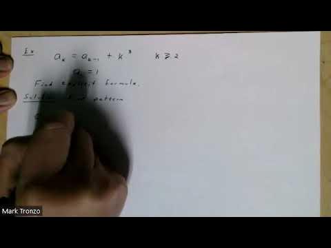 Discrete Math: Explicit Formulas for Recurrence Relations Part 3 (Low Resolution) - YouTube