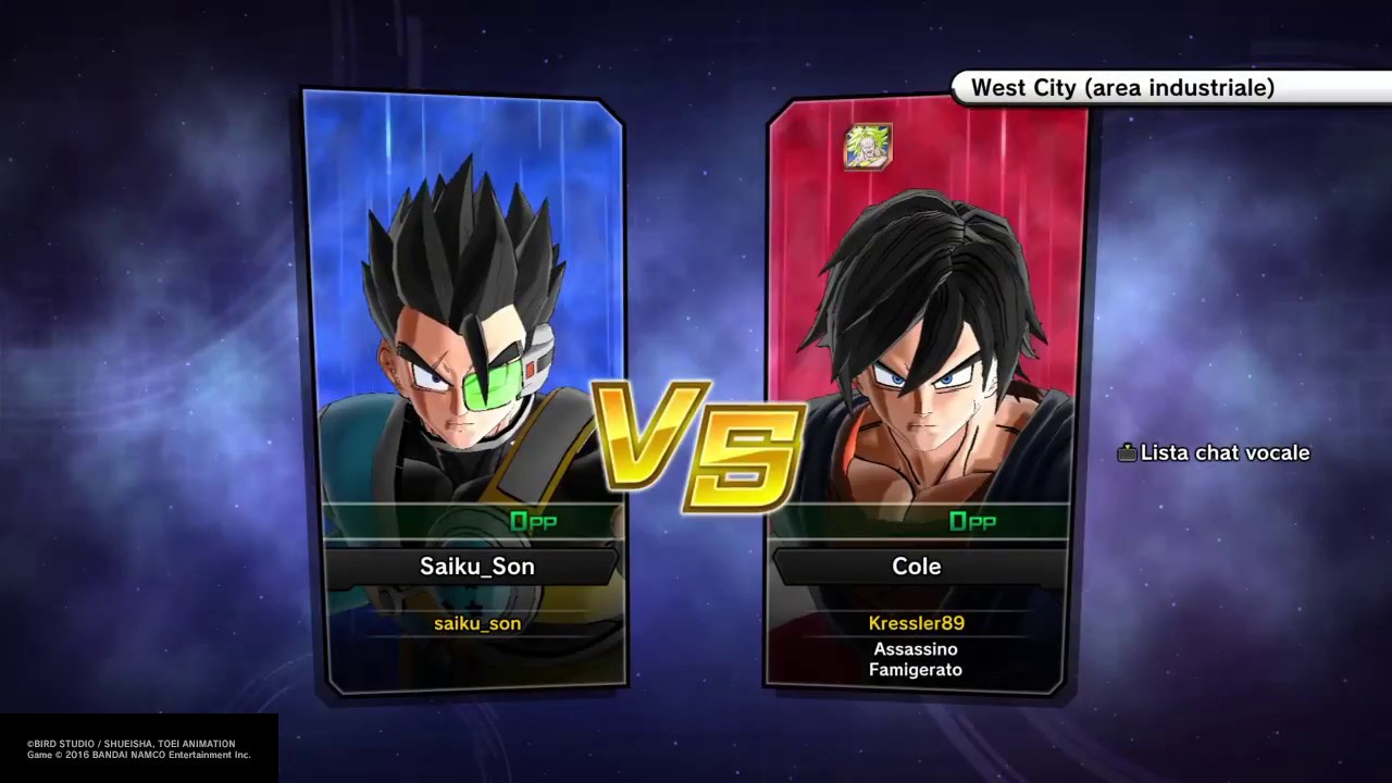 DRAGON BALL XENOVERSE 2 - Saiku VS Cole - YouTube
