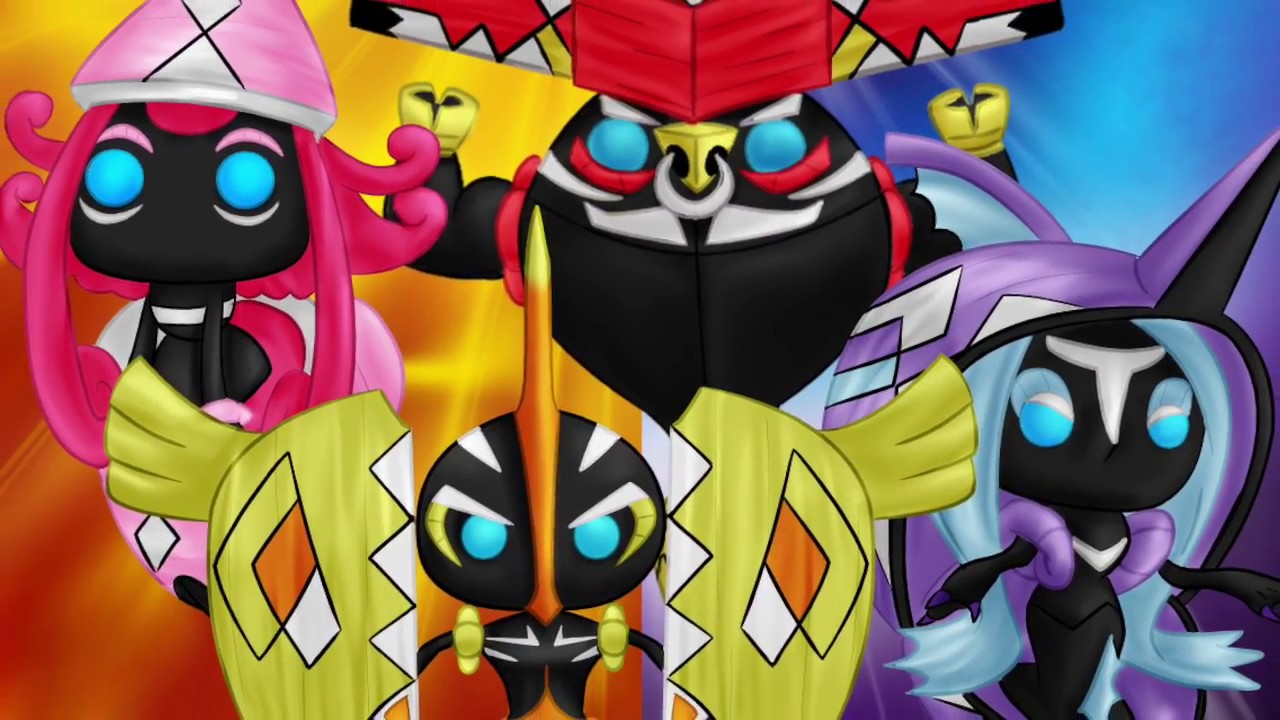 Pokemon Sun/Moon Guardian Deities Funko Fan Art speed drawing - YouTube