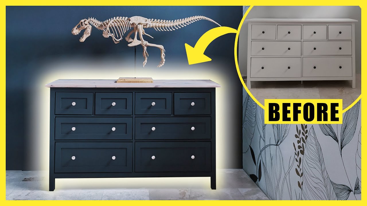 *SIMPLE* DIY IKEA HEMNES DRESSER MAKEOVER | IKEA Hack 2021 - YouTube
