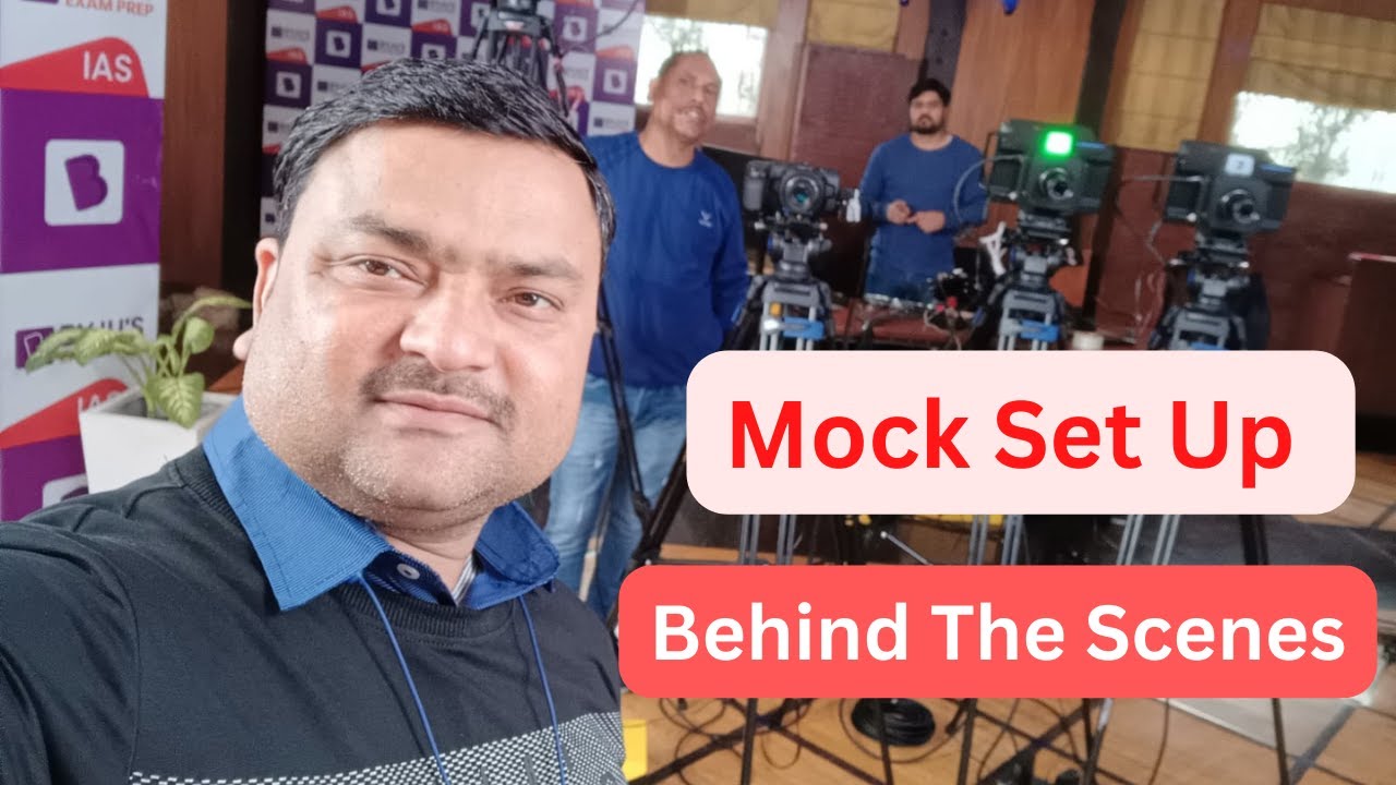 UPSC MOCK INTERVIEW CAMERA SETUP BTS - YouTube