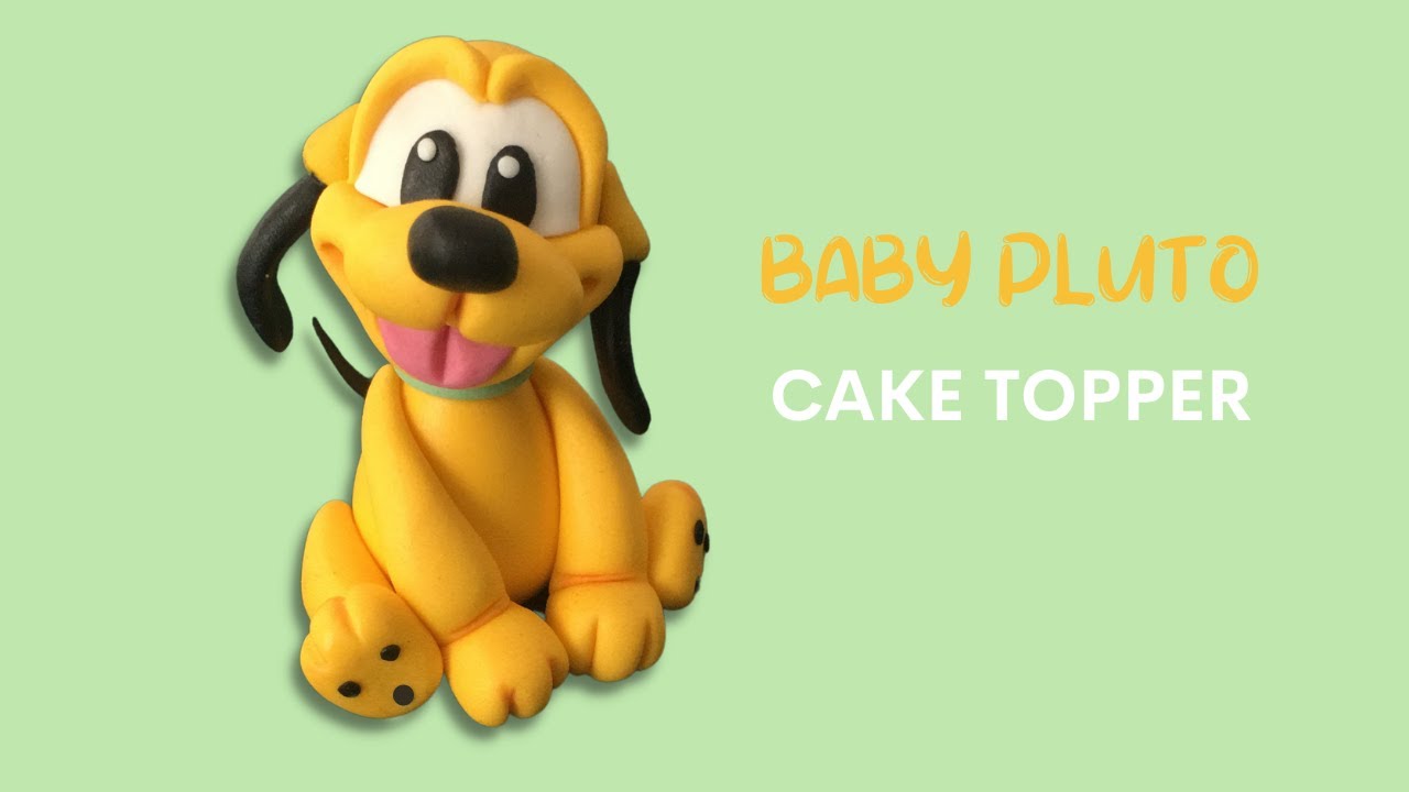 How To Make Baby Pluto Cake Topper - YouTube