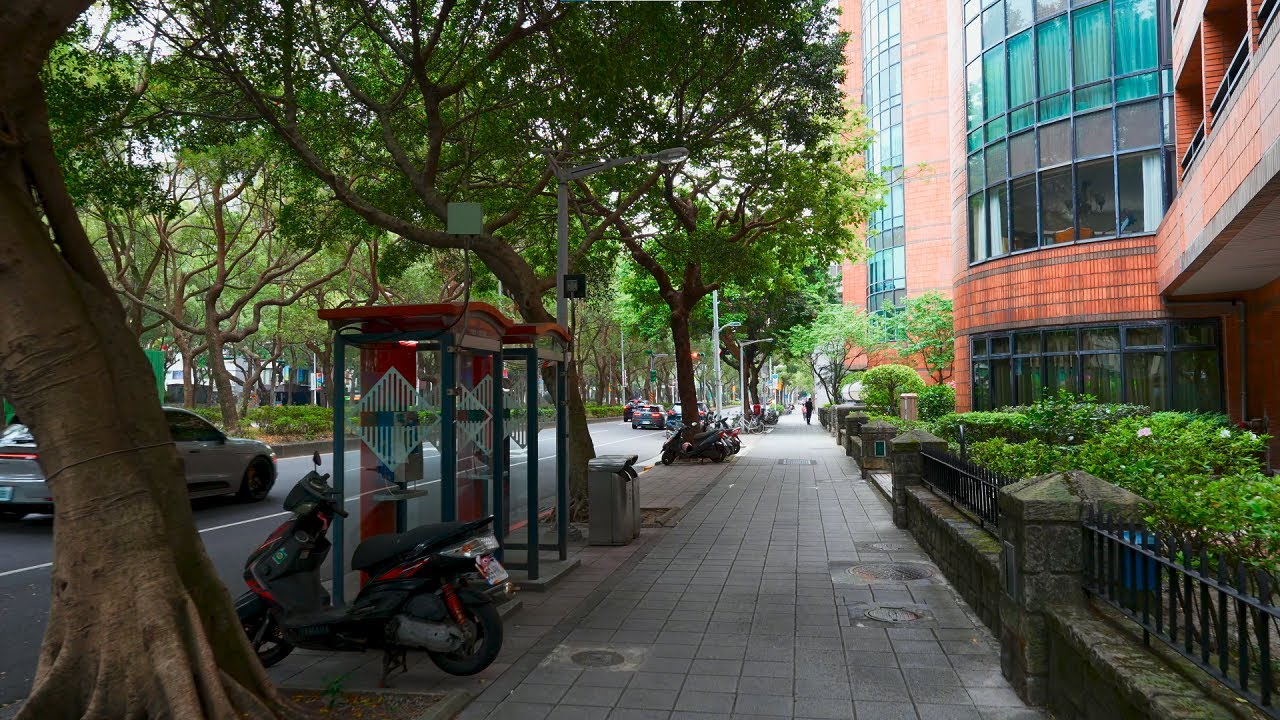 A Cinematic Walking Tour on Taipei Dunhua S. Rd. | Street Walk ...