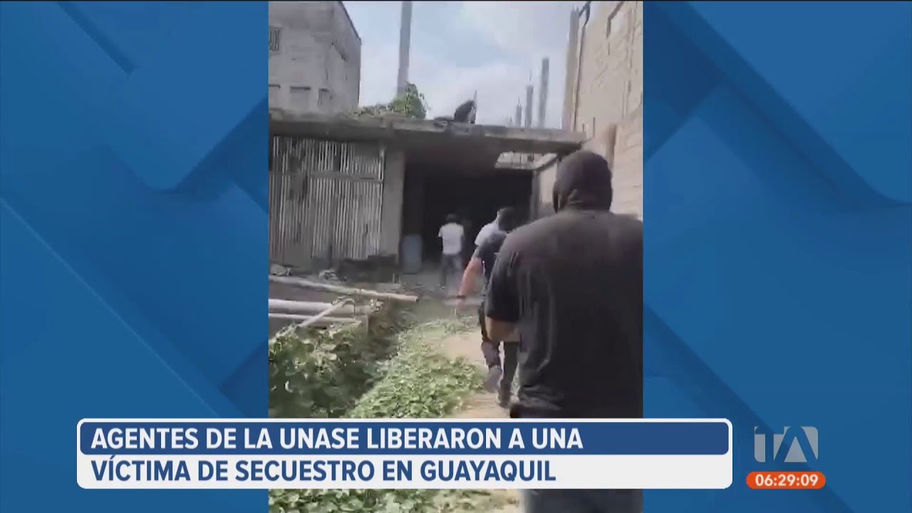 Una persona secuestrada fue liberada en Guayaquil - YouTube