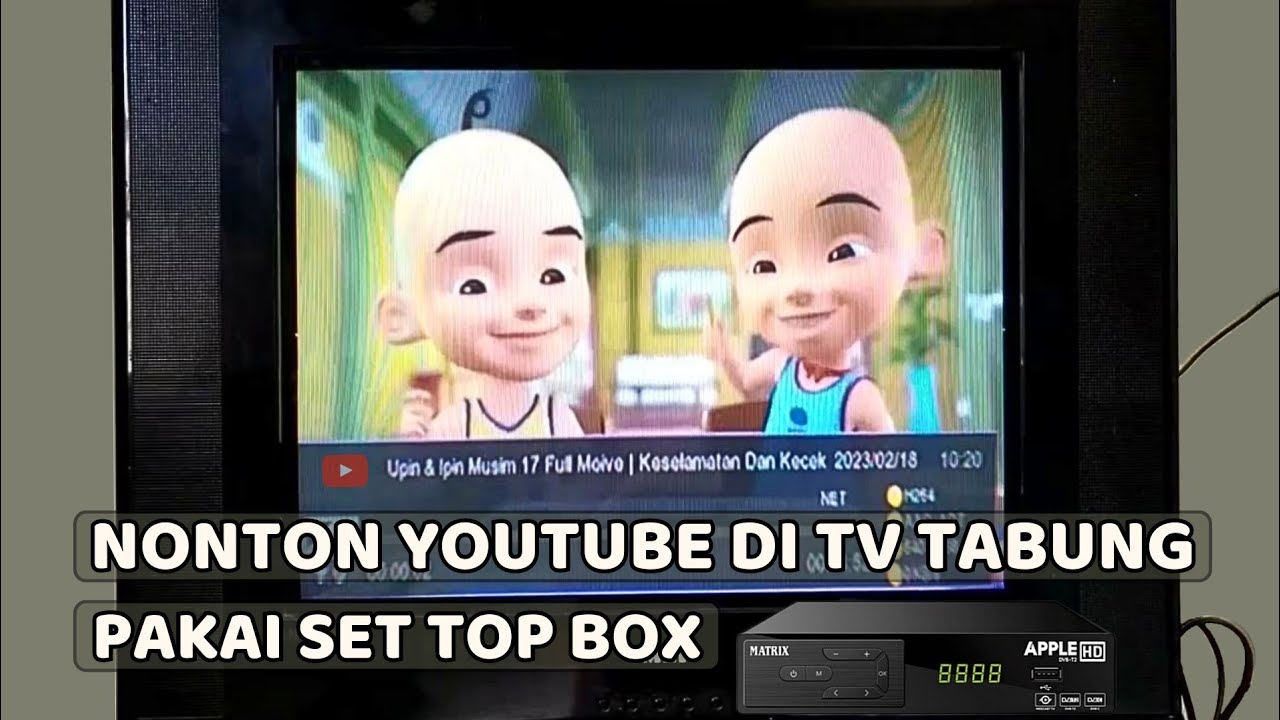 Cara nonton YouTube di TV Tabung pakai Set Top Box Tv Digital - YouTube