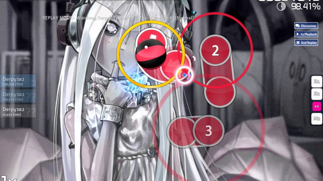 Osu Ghost fight! Beatmap in description - YouTube