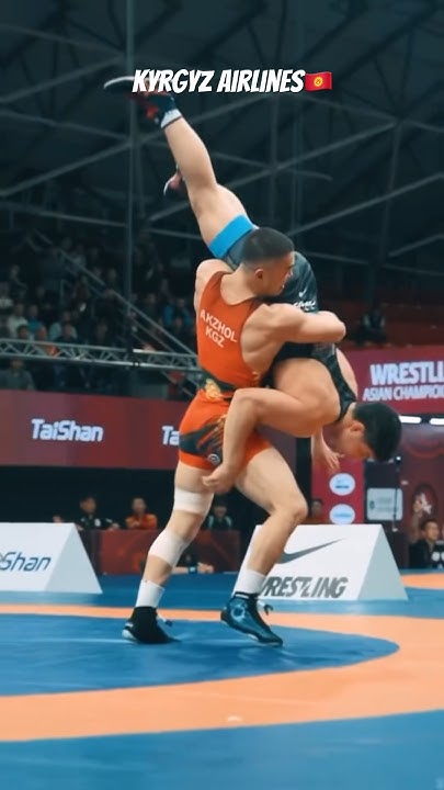 Kyrgyz Airlines/ Кыргызские авиалинии🔥 #champion #wrestling #kyrgyzstan ...