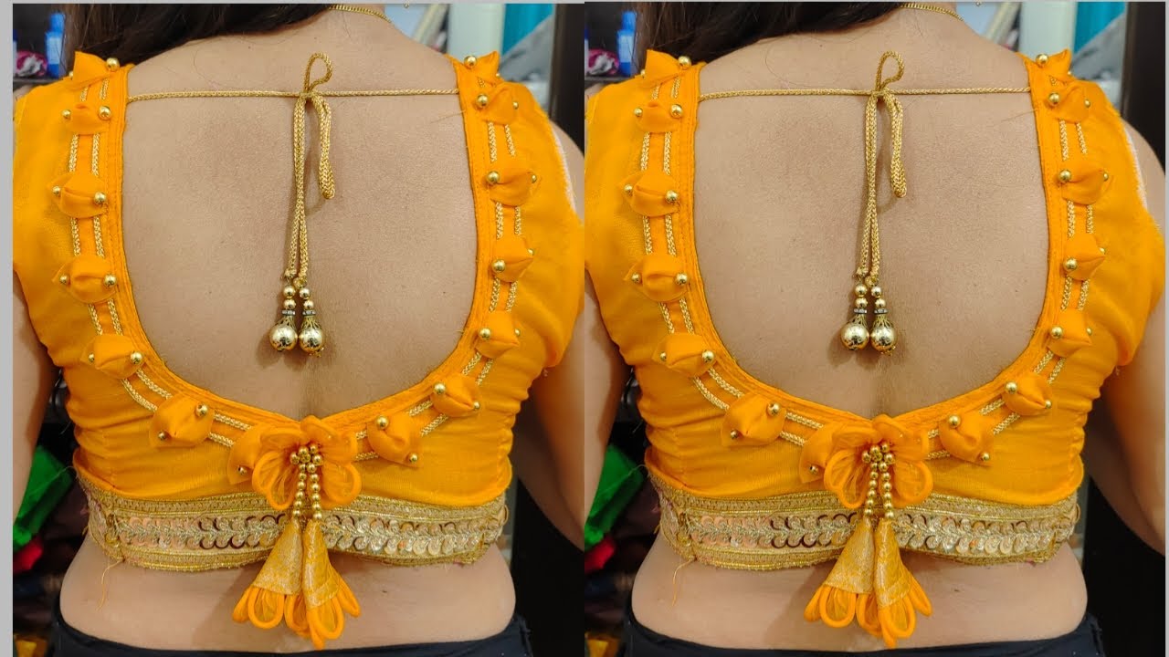 खूबसूरत और खास ब्लाउज डिजाइन बनाना सीखे || amazing blouse design ...