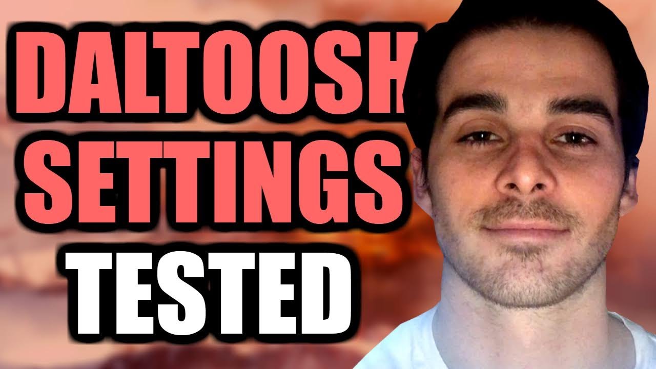 DALTOOSH'S SETTINGS MIGHT BE THE BEST ON APEX LEGENDS - YouTube