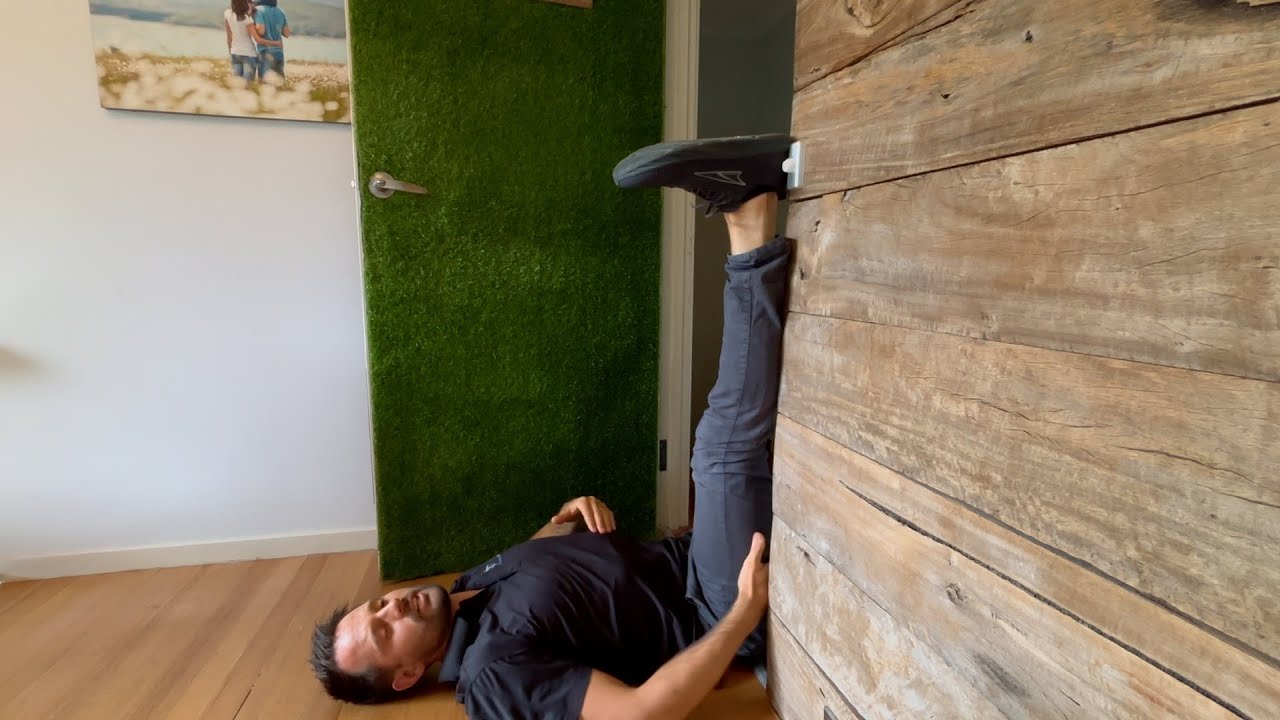 Doorway Hamstring Stretch, for Short Hamstrings and Lower Back Pain - YouTube