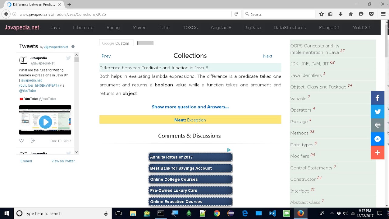 Difference between Predicate and function in Java 8. | javapedia.net ...