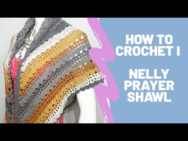 Triangle Prayer Shawl Crochet Pattern