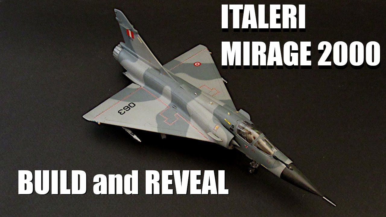 1/72 Italeri Mirage 2000 ~ build and reveal - YouTube