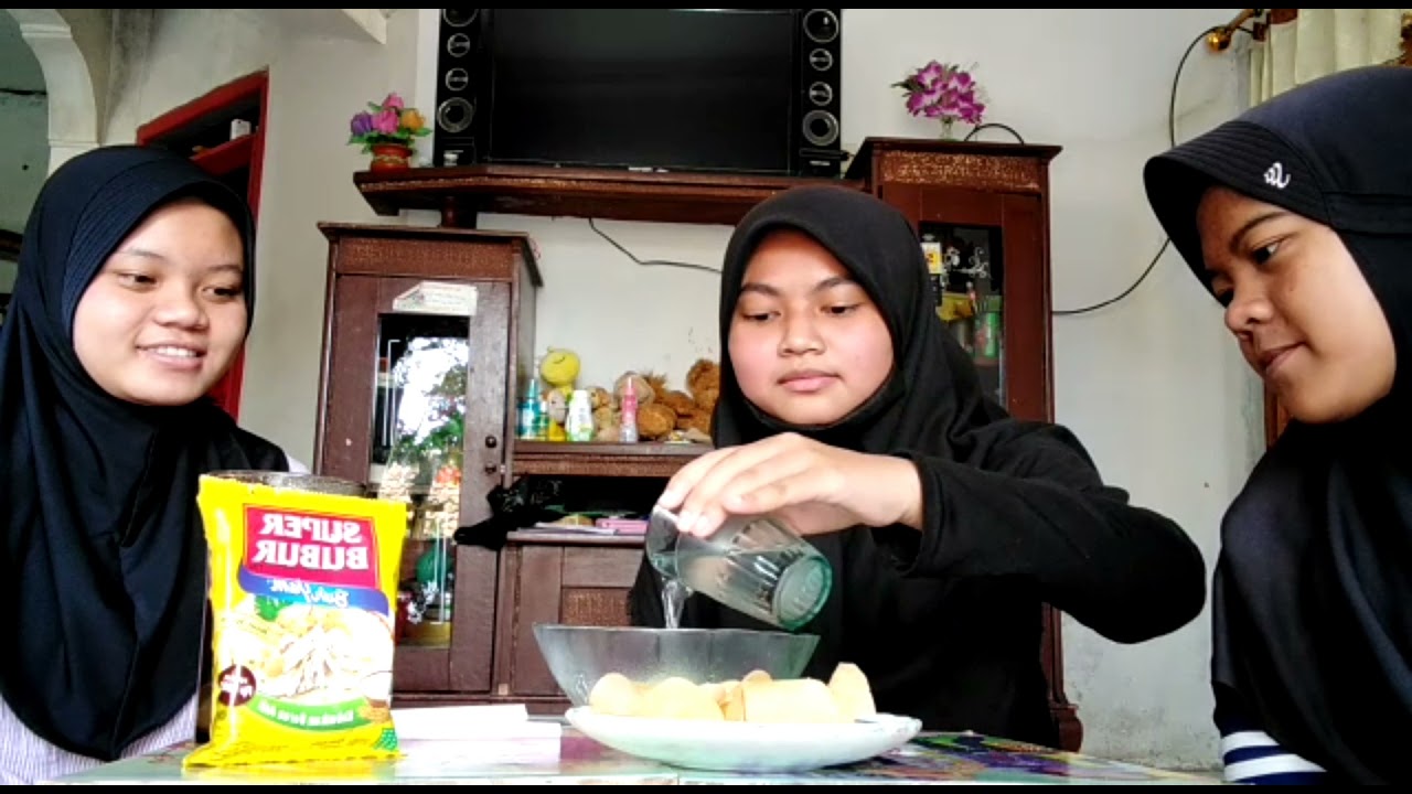 TUTORIAL CARA MEMBUAT BURYAM ATAU BUBUR AYAM INSTAN/Tugas bahasa ...