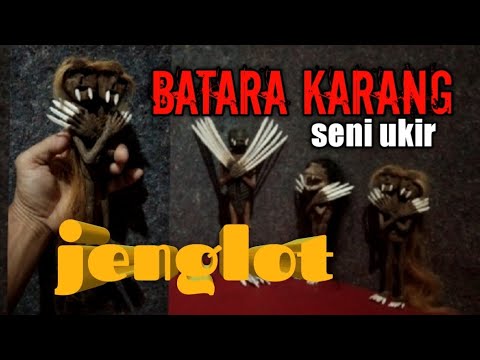 Wood carving Batara Karang / Jenglot creative handicraft arts - YouTube