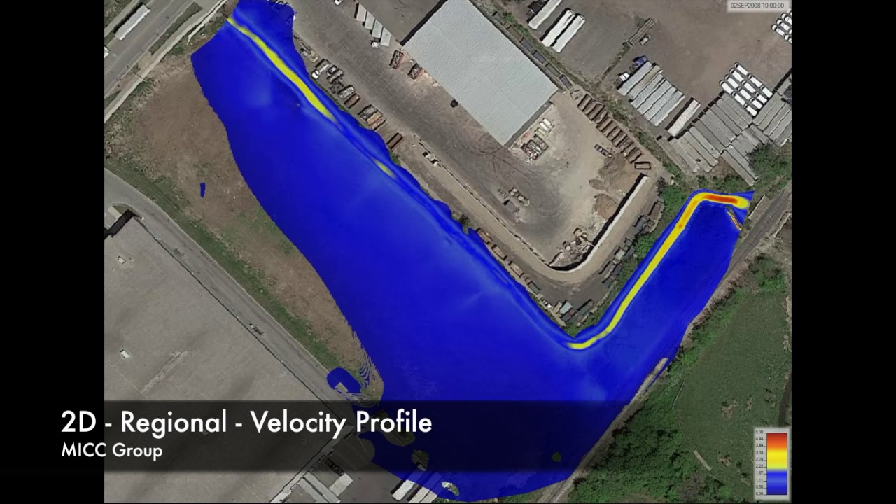 HEC-RAS 5.0 - 2D, Regional Velocity Profile - YouTube