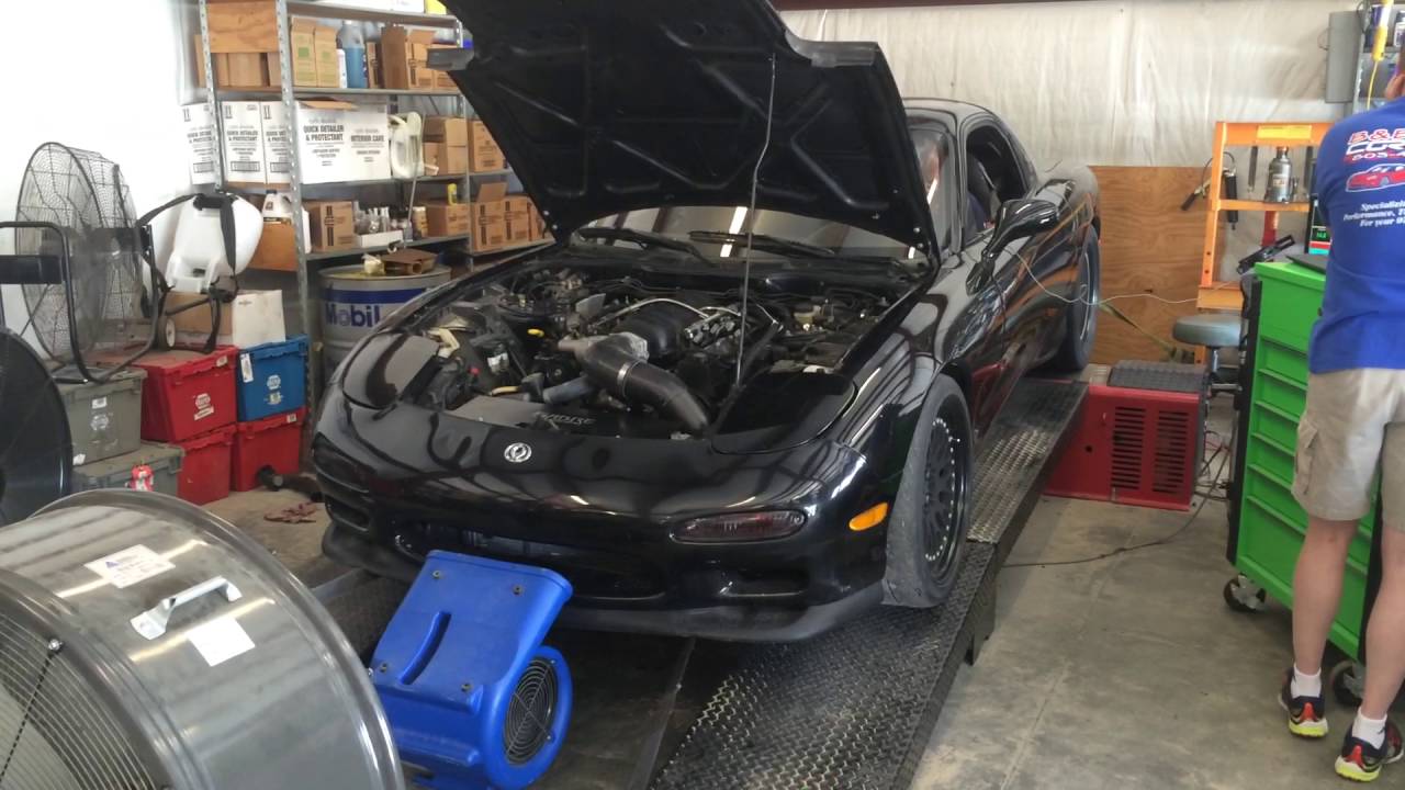 402 Cu In LSX RX7 - YouTube