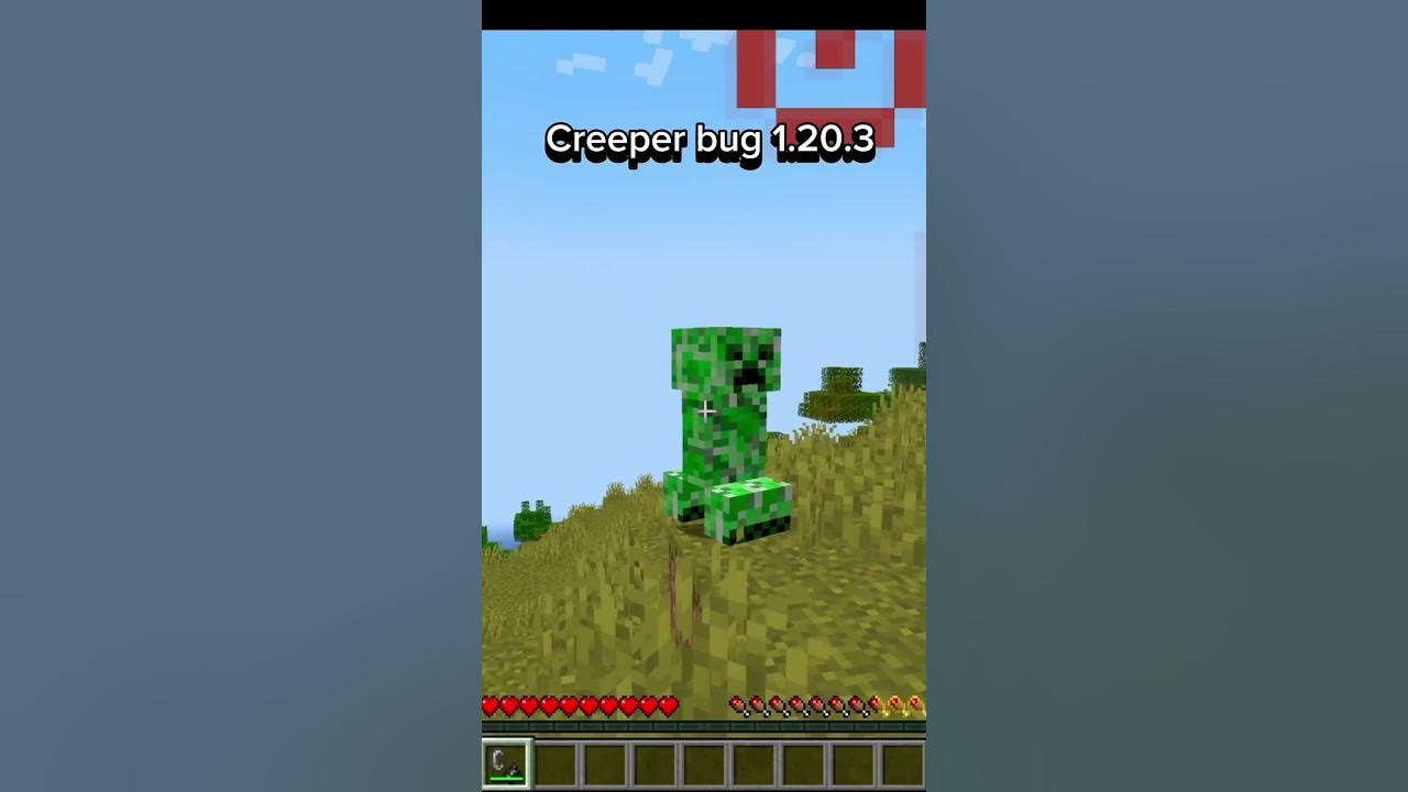 Cant believe this worked 😳 #minecraft #bug #creeper #explosion - YouTube