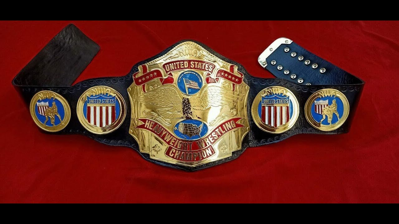 NWA United States Heavyweight Wrestling Championship Title Belt ...