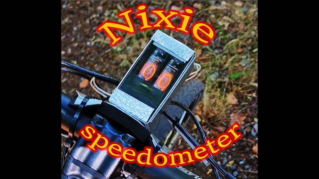 Nixie Tube Speedometer - Final Mounting - 3D Nerf - YouTube