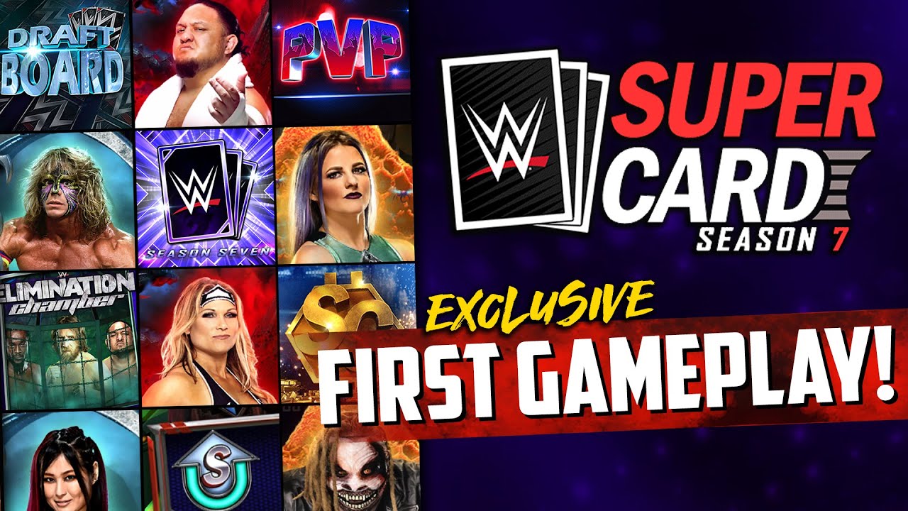 WWE SuperCard Season 7 - EXCLUSIVE FIRST GAMEPLAY!! Everything You Need ...