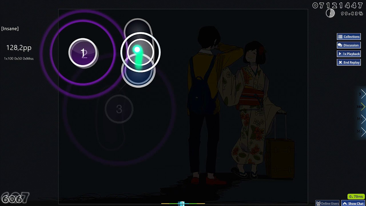 Osu! - Ikanaide [Insane] 99.91% [LIVE PP COUNTER] - YouTube