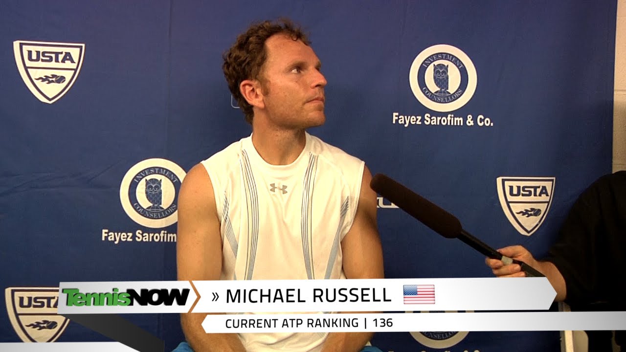 Michael Russell Presser at the 2012 US Men's Clay Court Championship ...