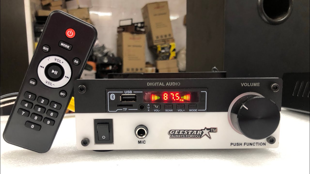 Geestar Class d amplifer - YouTube